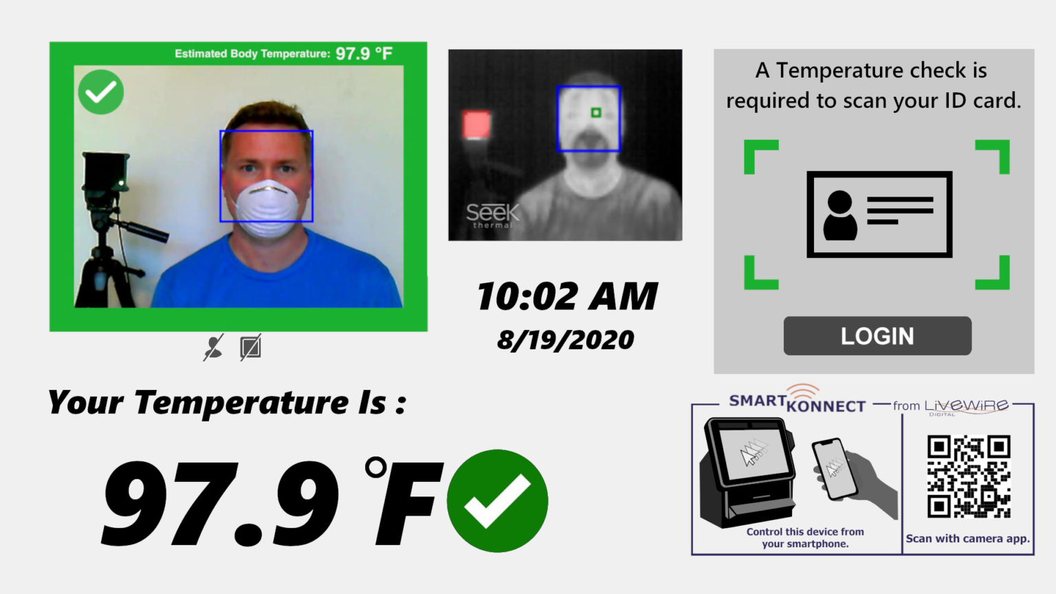 Temperature Screening Kiosks and Systems